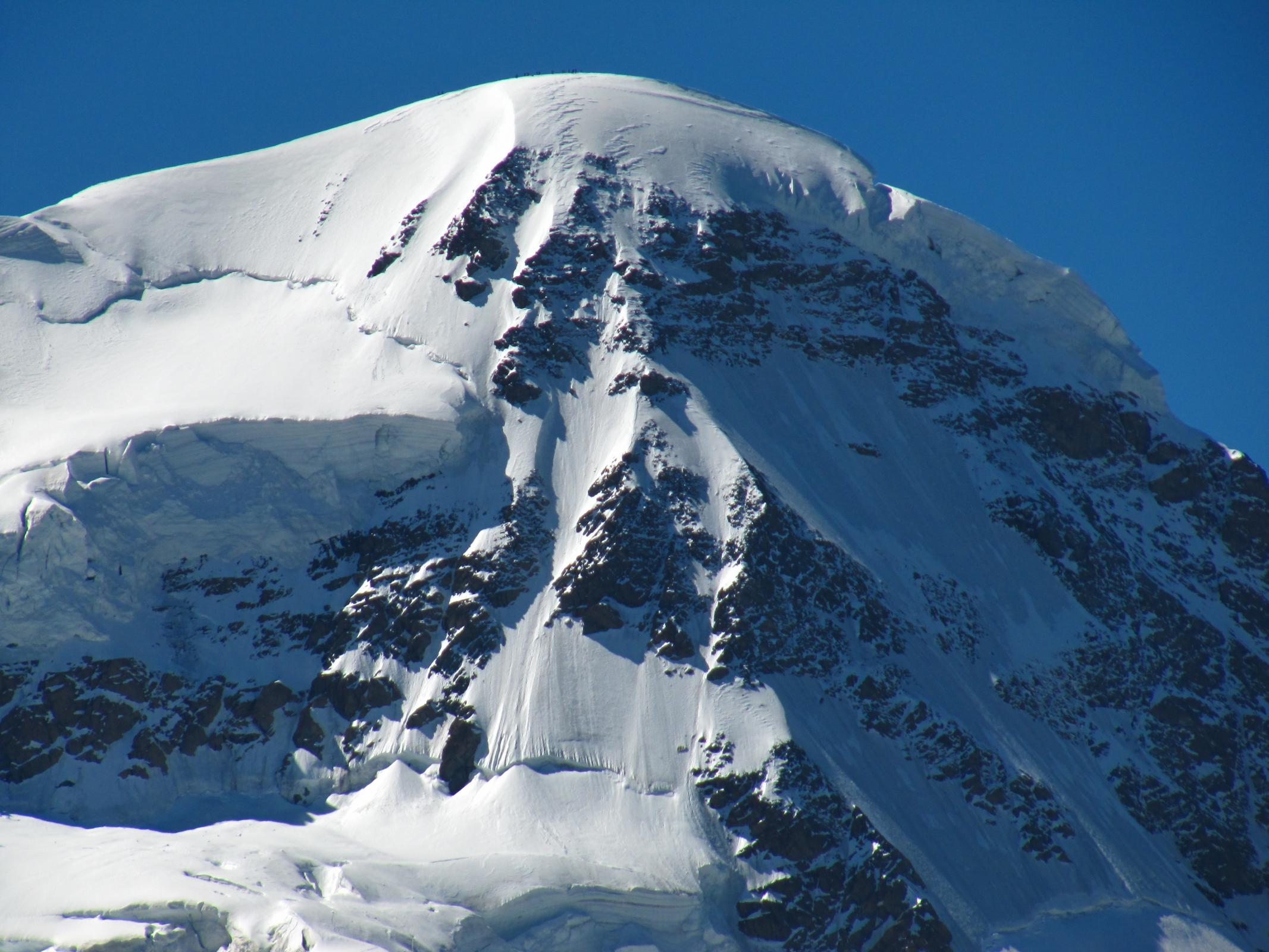 Climbing the Breithorn from Italy